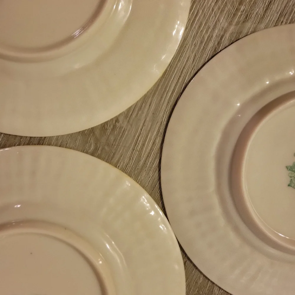 Belleek | Dining | 3 Rare Antique Flawless Belleek Ireland Fine ...